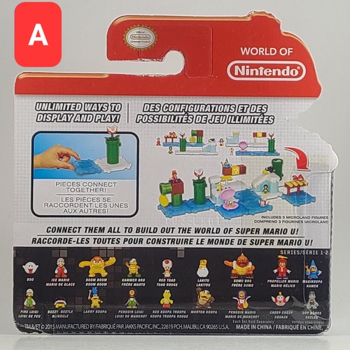 World Of Nintendo Super Mario Micro Land 1-2 Red Toad Lakitu Sumo Bro ...