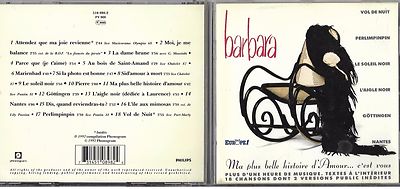CD BARBARA MA PLUS BELLE HISTOIRE D'AMOUR ...BEST OF 18T DE 1992 TBE | eBay