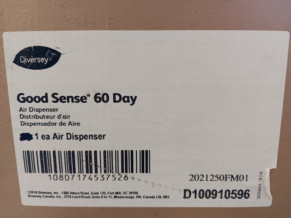 Diversey Good Sense D100910596 60 Day Dispenser (White) | eBay