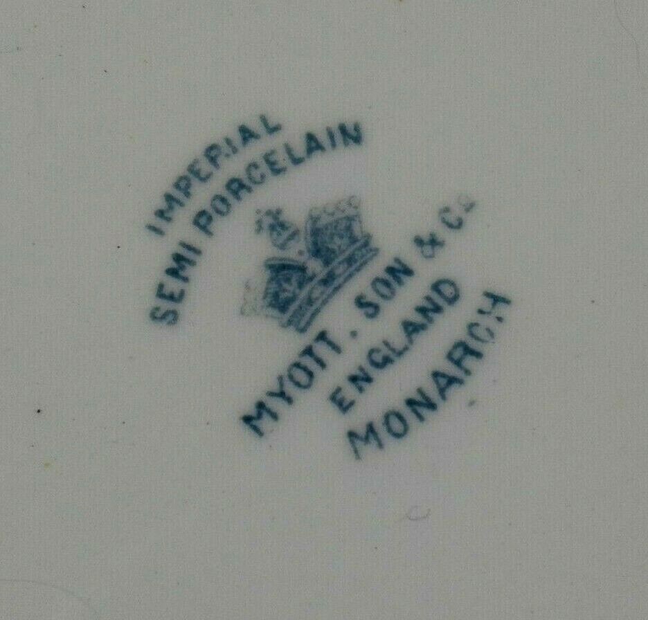 MYOTT MONARCH TUREEN ART NOUVEAU SEMI PORCELAIN VEGETABLE TUREEN GREEN ...