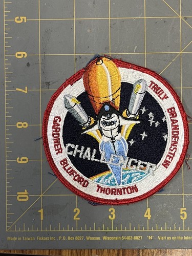 NASA Mission Patch - Challenger - Gardner Buford Thornton Truly Brandenstein #1 | eBay