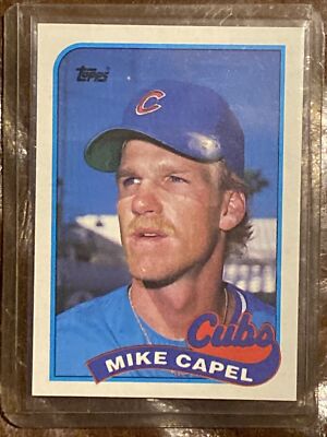 RARE 1989 Topps #767 Mike Capel Cubs MISPRINT ERROR Card | eBay