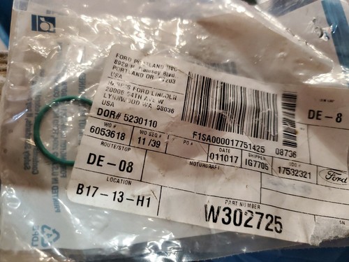 Ford Parts W302725 Seal | eBay