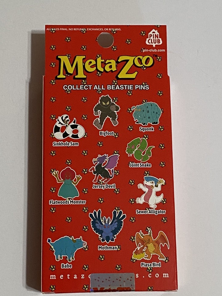 Metazoo Bigfoot Pin + Promo Card Set 1st Edition Pin Set In Hand - Fast ...