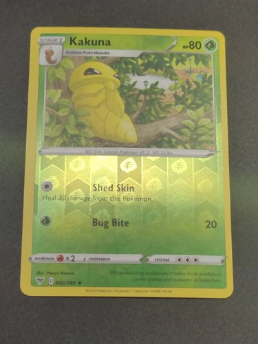 Kakuna | Reverse Holo | MINT | Vivid Voltage 002/185 | Uncommon ...