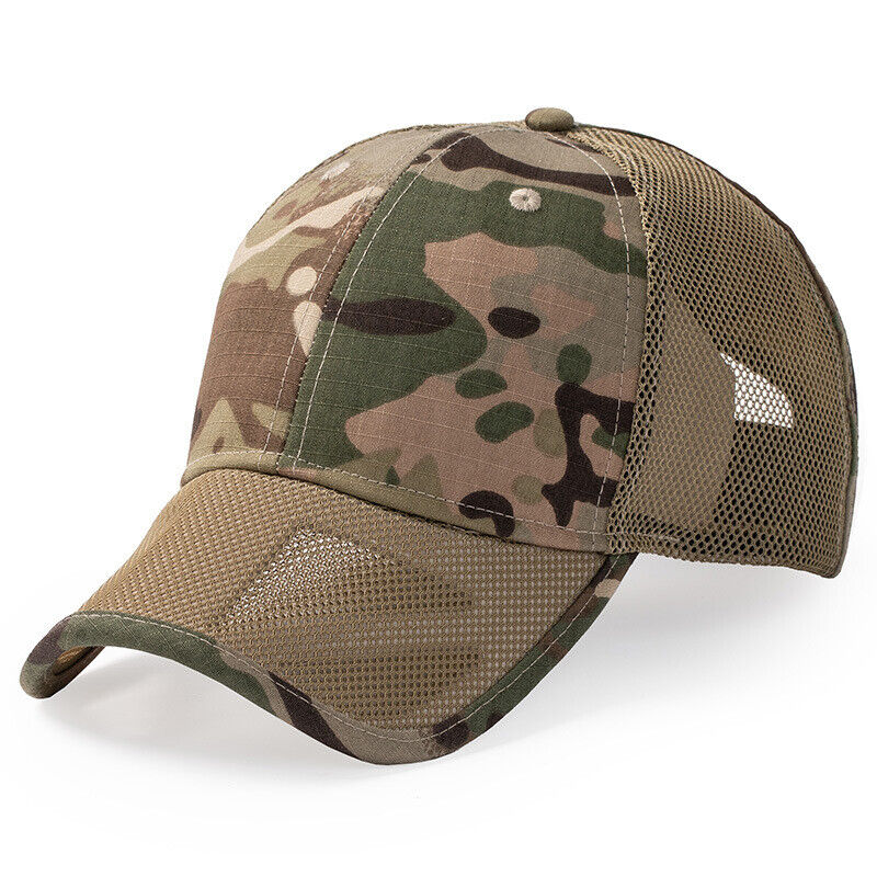M/XL/XXL Camouflage Trucker Mesh Hat, Oversize Running Baseball Cap ...