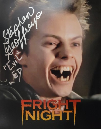 Stephen Geoffreys Evil Ed signed 8x10 photo Fright Night | eBay