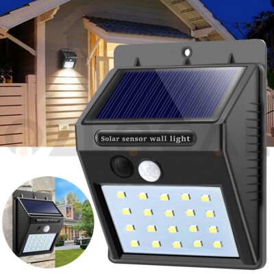 1PCS LED Solar Powered High Quality Sensor Light Garden Outdoor ...