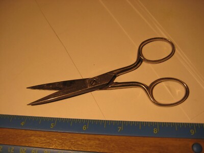 Vintage CLAUSS USA Sewing Scissors 5" long | eBay