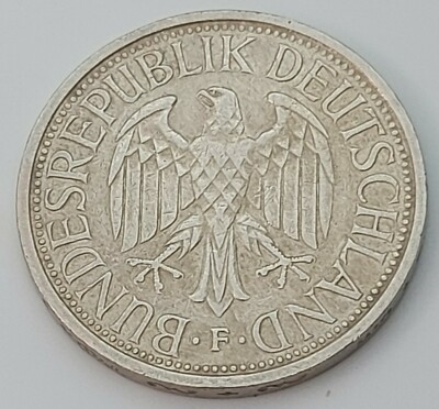 1 Deutsche Mark 1979. F, Germany vintage coins, 1 Deutsche Mark (1 DEM ...