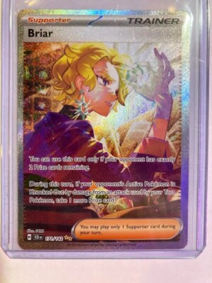 Briar 171/142 Special Illustration rare Pokemon Card Stellar Crown SV7 ...