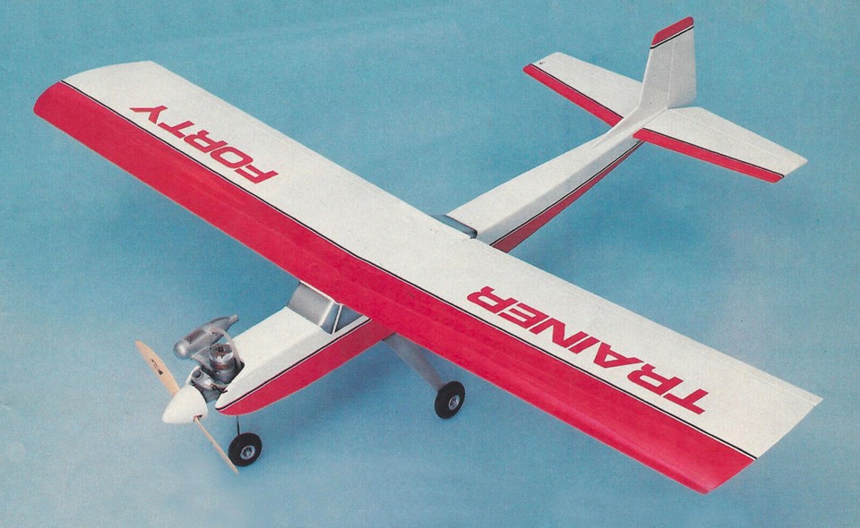 Great Planes Model Airplane Plans (RC): TRAINER 40 59" for .25-.45 by ...