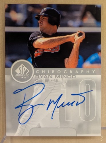 1999 SP Authentic CHIROGRAPHY AUTO Ryan Minor Orioles RARE ON CARD ...