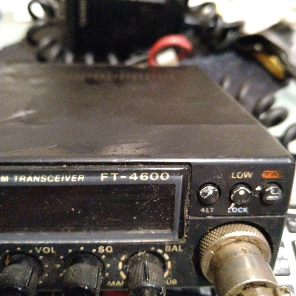 YAESU FT-4600 Ham Radio Transceiver B447 144/430MHz band Mobile Machine ...