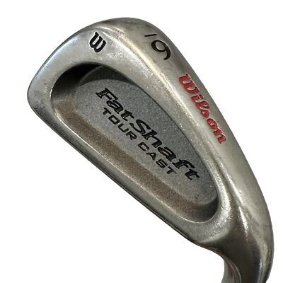 Wilson Fat Shaft Tour Cast 6 Iron Original Regular Flex Graphite Shaft ...