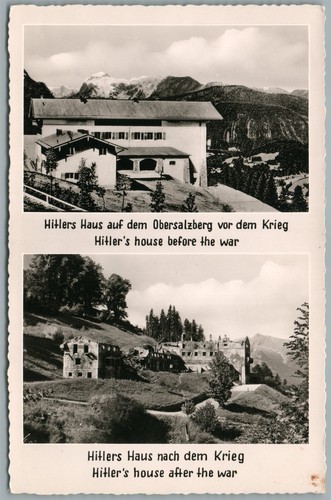 GERMANY HITLERS HAUS VINTAGE REAL PHOTO POSTCARD RPPC | eBay