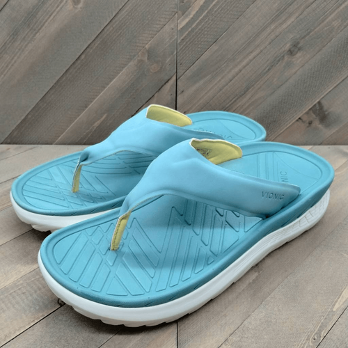 Vionic Rejuvenate Recovery Sandals Mens Size 10.5 Green White Comfort ...