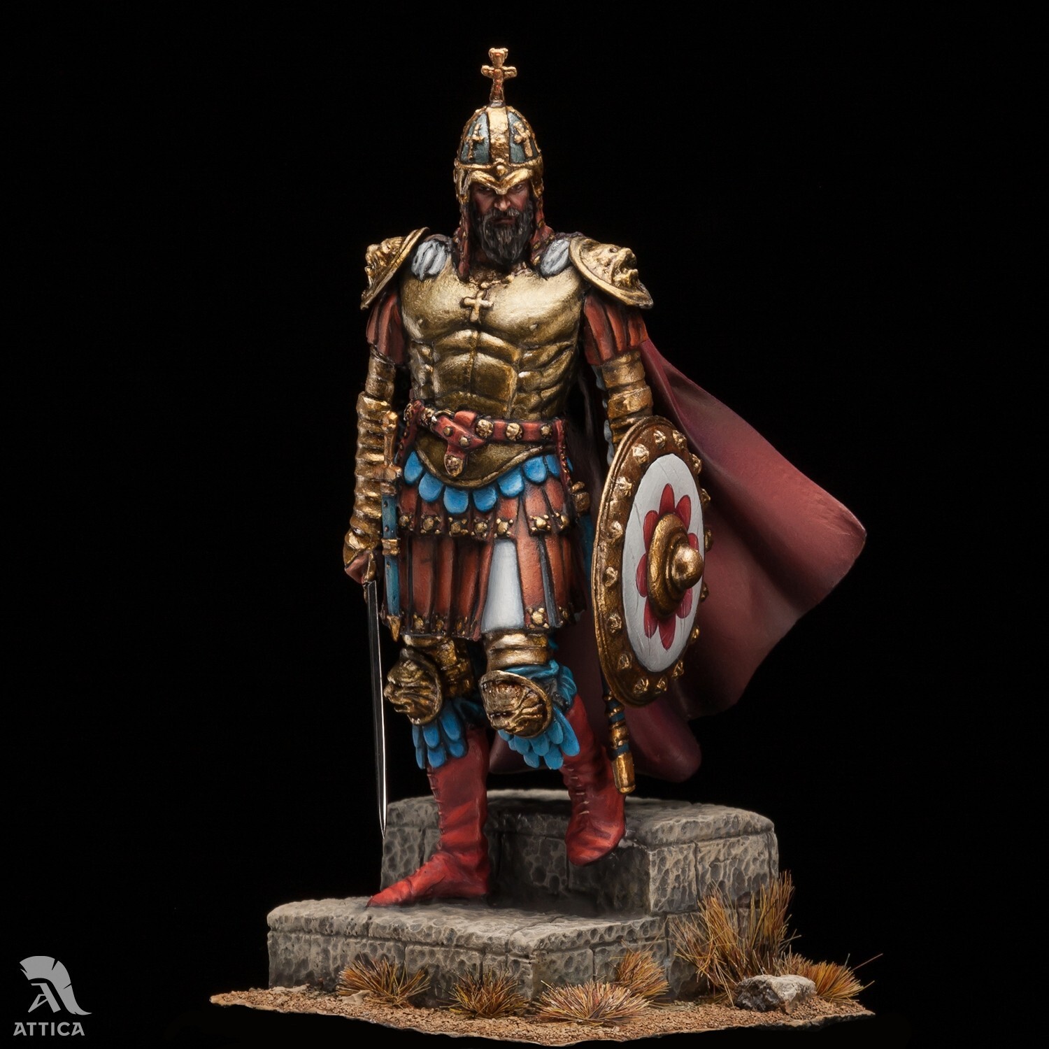 Byzantine military leader 75mm Painted Miniature Toy Soldier | Art ...