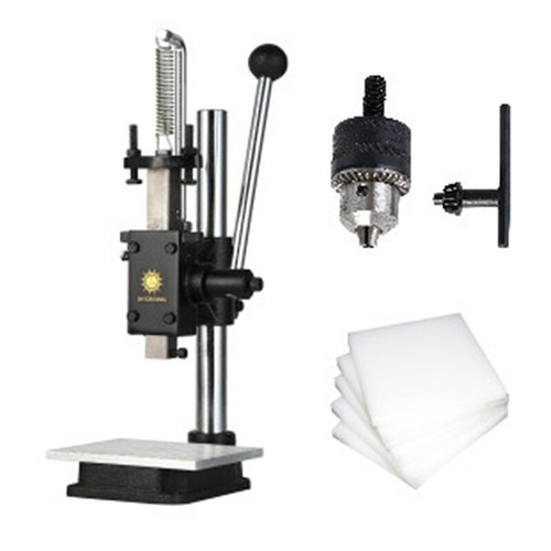 Hand Punching Machine Leather Hole Puncher Press Punch Tools Chuck PP ...