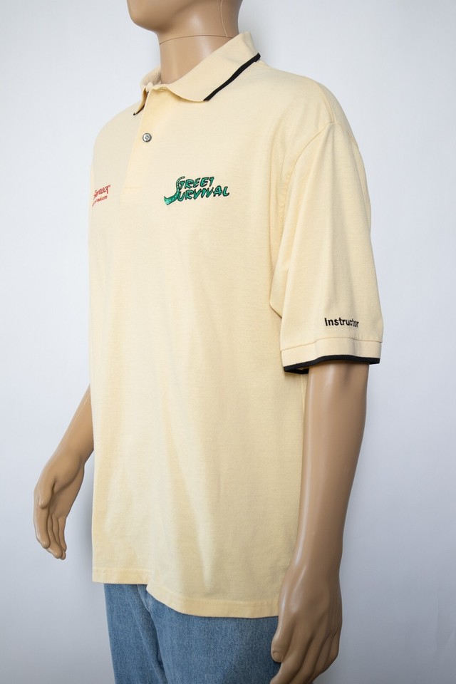 Vintage Street Survival Instructor Polo Shirt XL Concepts Tire Rack ...