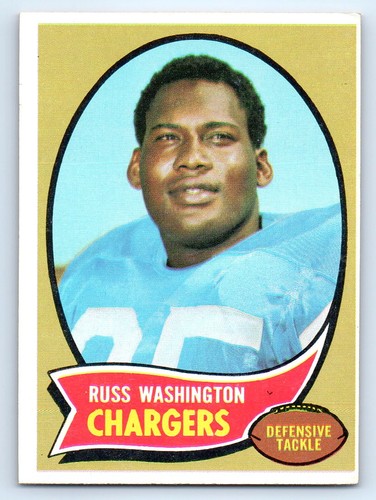 1970 Topps #206 Russ Washington RC San Diego Chargers | eBay