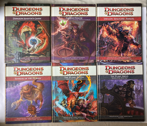 Dungeons & Dragons Game Supplement + Core Rules Book Lot 4e HC Books ...