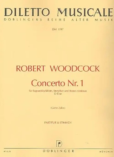 Concerto Nr. 1 D-Dur | Robert Woodcock | Partitur + Stimmen | Doblinger ...