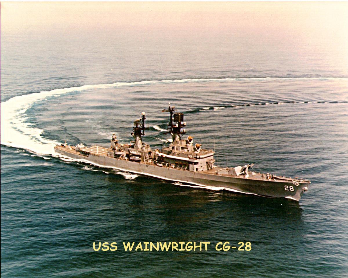 USS WAINWRIGHT DLG CG-28 HAT LAPEL PIN UP MADE IN US NAVY VETERAN GIFT ...