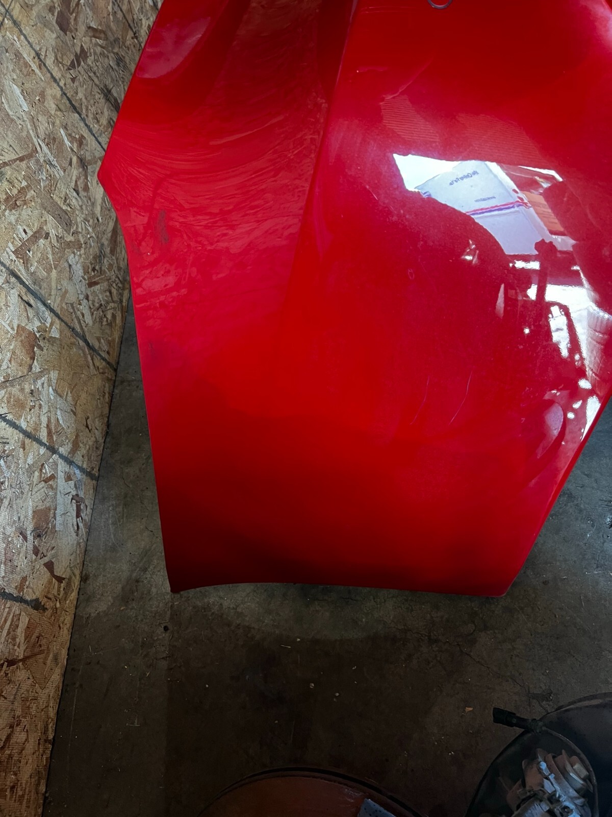 BMW 2012-2018 F30 REAR BUMPER COVER M-SPORT MELBOURNE RED (DAMAGED) OEM ...