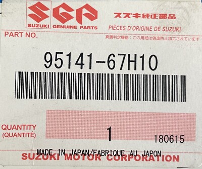 95141-67H10 GENIUNE SUZUKI BELT WXZ540 | eBay Australia