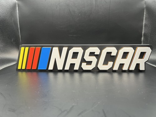 NASCAR Logo Sign Display | 3D Wall Desk Shelf Art | eBay