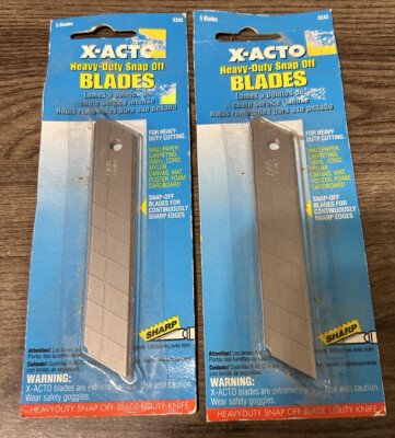 X-ACTO BLADES 2 packs 10 blades total X243 Brand New! | eBay