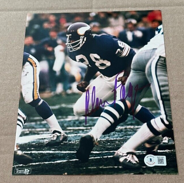 Alan Page Autographed Memorabilia | Signed Photo, Jersey, Collectibles ...