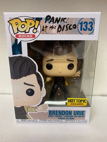 PANIC AT THE DISCO BRENDON URIE FUNKO POP ROCKS #133 NEW IN BOX HOT ...