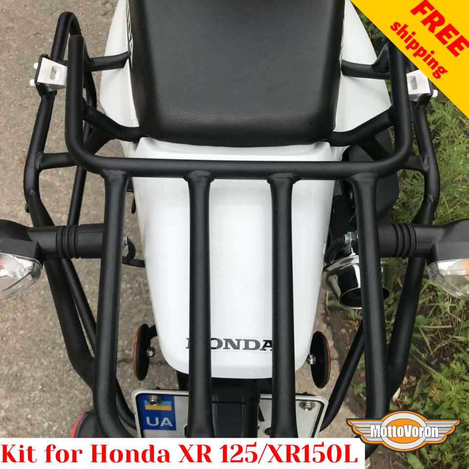 For Honda XR150L Luggage rack system XR 125 Engine guard XR125L Kit ...