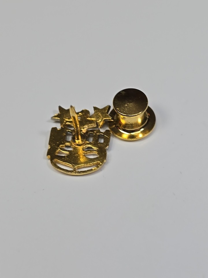 USN Tie Tack Lapel Pin United States Navy Small Size Gold & Silver ...