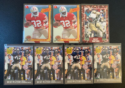 Ricky Watters Rookie 7 Card Lot Fleer Ultra, Action Packed & Star Pics ...