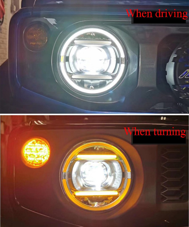 Kit For Suzuki Jimny 2019-20 Replacement Front Headlight Lamps Car ...