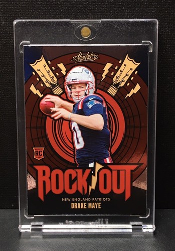 2024 Absolute DRAKE MAYE ROCK OUT RC Rookie #RO-DME PATRIOTS | eBay