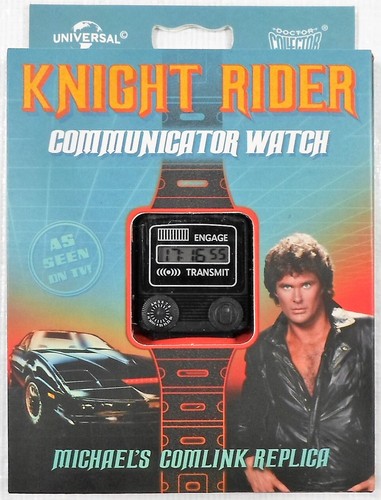 DOCTOR COLLECTOR 2023 KNIGHT RIDER K.I.T.T. KITT COMMUNICATOR WATCH ...