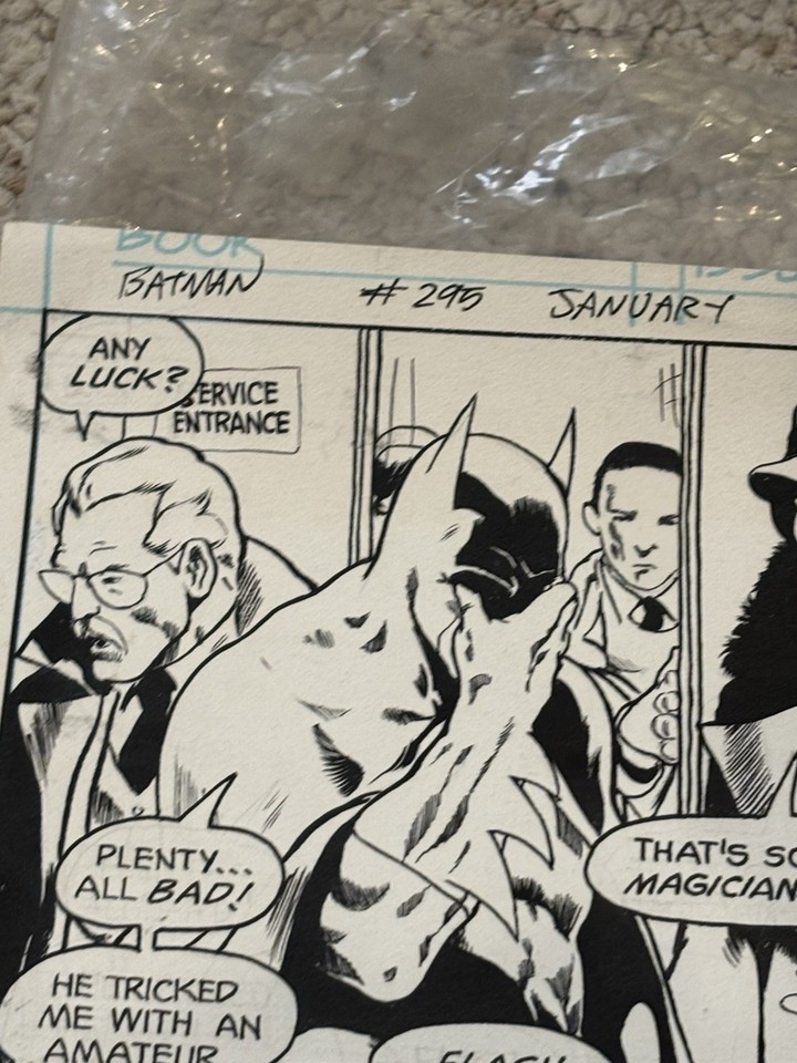 Michael Golden Original Art From Batman Number 295, pg 13 (1978 ...