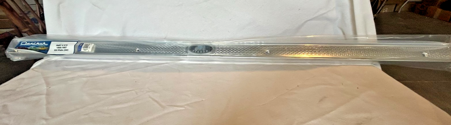 55 56 57 Chevy Sill Plates w/ "Body by Fisher" Tags 2 DR Models Pair ...