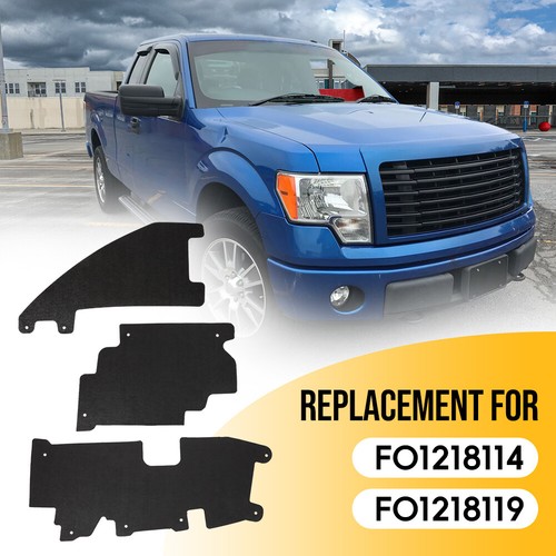 For 2009-2014 Ford F150 & Raptor Radiator Grille Air Deflector Set w ...