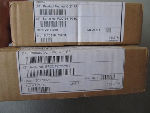 Cisco HWIC-2T-RF 2 Port Serial WAN Interface Card -Sealed Box | eBay