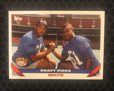 🏈 1993 Topps Football #275 - Michael Strahan ROOKIE RC - New York ...