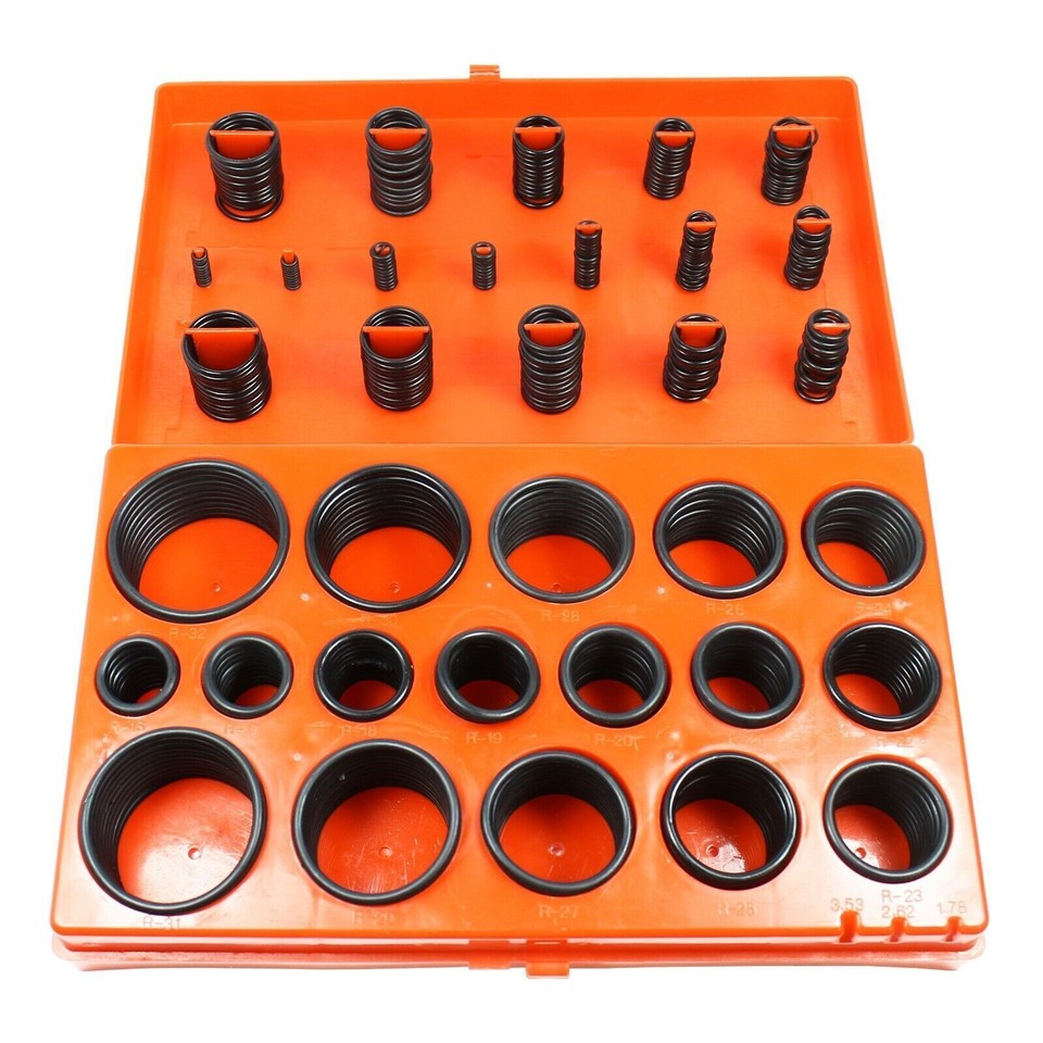 419 PCS Universal O Ring Assortment Set Metric Oil Proof Kit 32 Size O-Ring Case | eBay