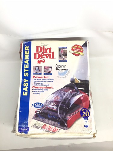 Dirt Devil Easy Steamer Deep Cleaner CE7000W Carpet Shampooing Vacuum ...