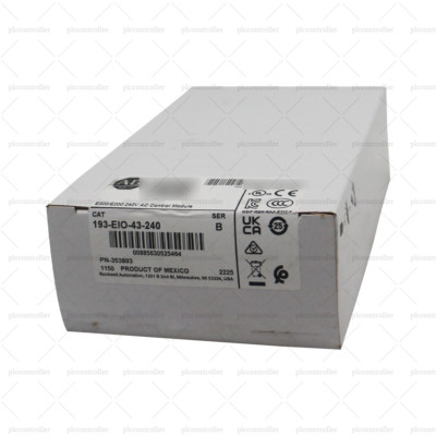 100% New 193-EIO-43-240 Allen Bradley E300/E200 240V AC Control Module ...