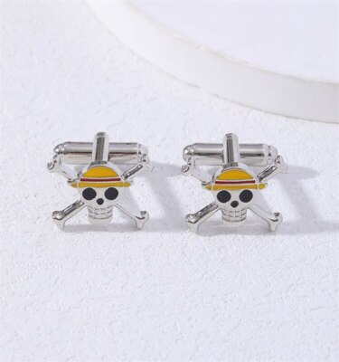 Pirate King Cufflinks Hat Skull Head Men's Business Wedding Accessories ...