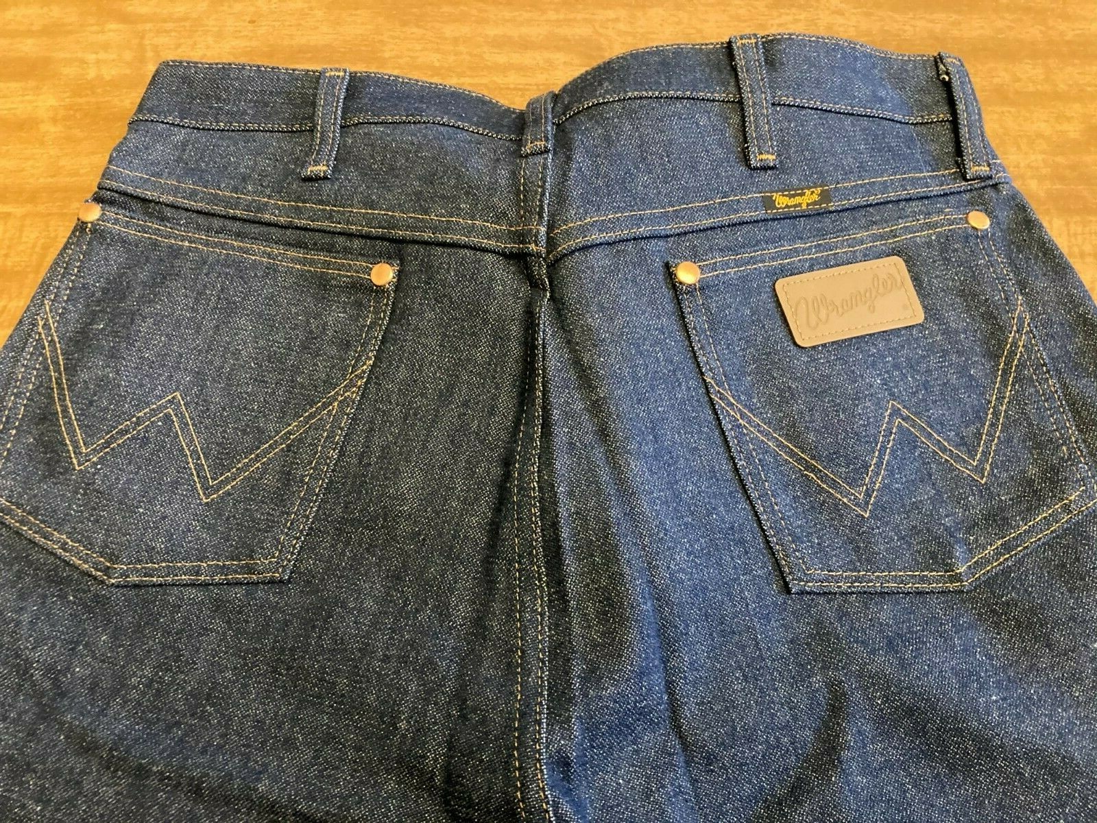 Vintage Wrangler Cowboy Raw Denim Jeans Pants 35 x 30… - Gem